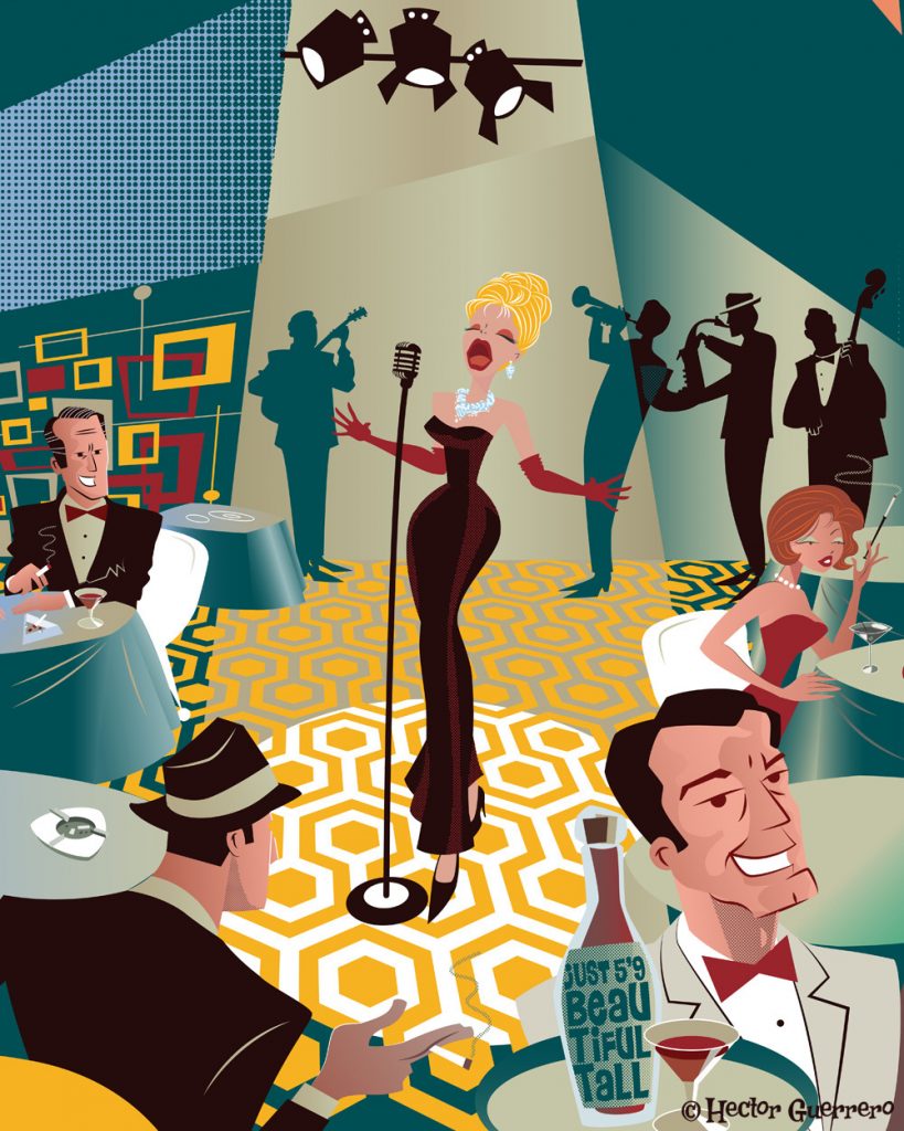 Mid-Century Modern Entertainment – Grasshopper Hill Design